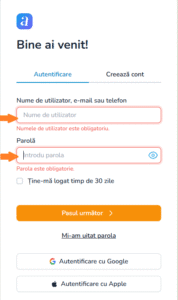 Acces în platforma de Universități Adservio - Manual web - Adservio ...