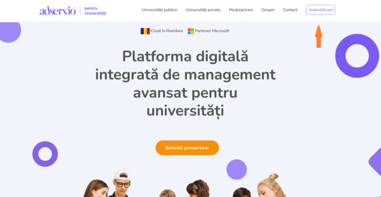 Cum îmi creez cont de student în Adservio? - Manual web - Adservio ...