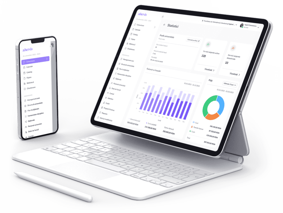 Adservio pentru Universitati - management educational