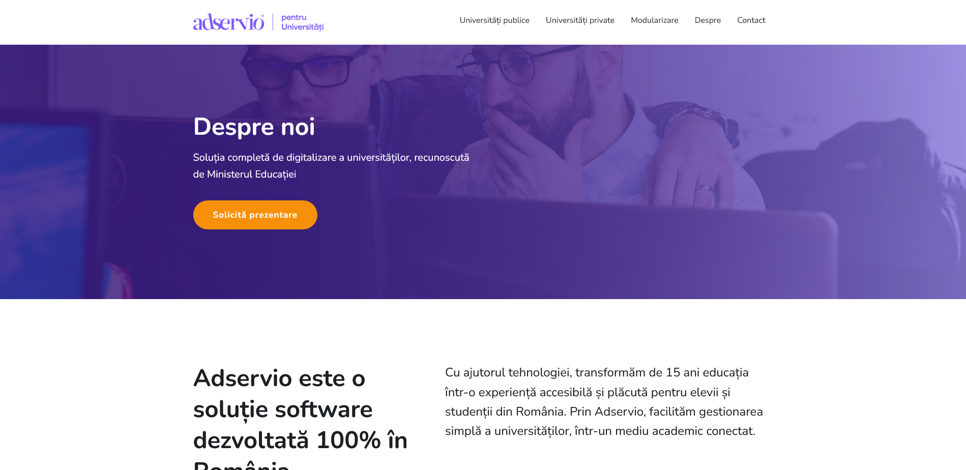 Solutia completa de digitalizare a universitatilor